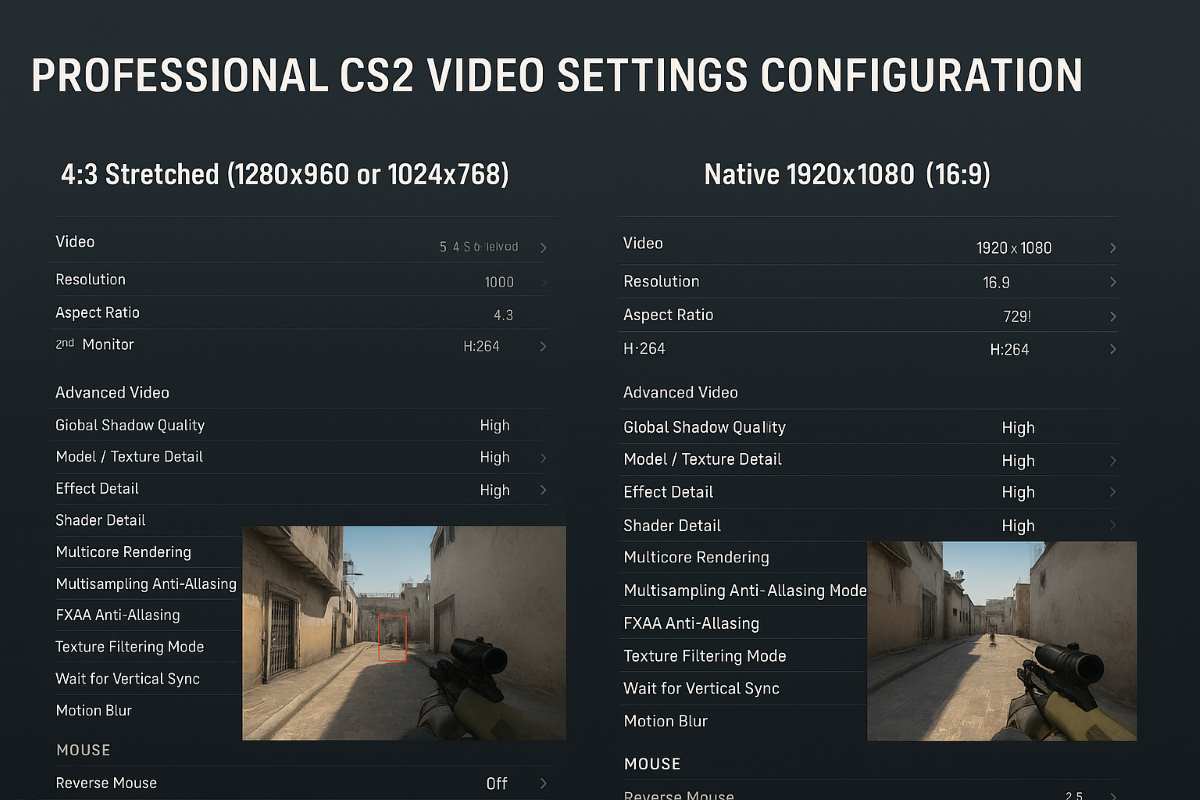 Best Cs2 Settings 2026 Video Audio Performance Guide