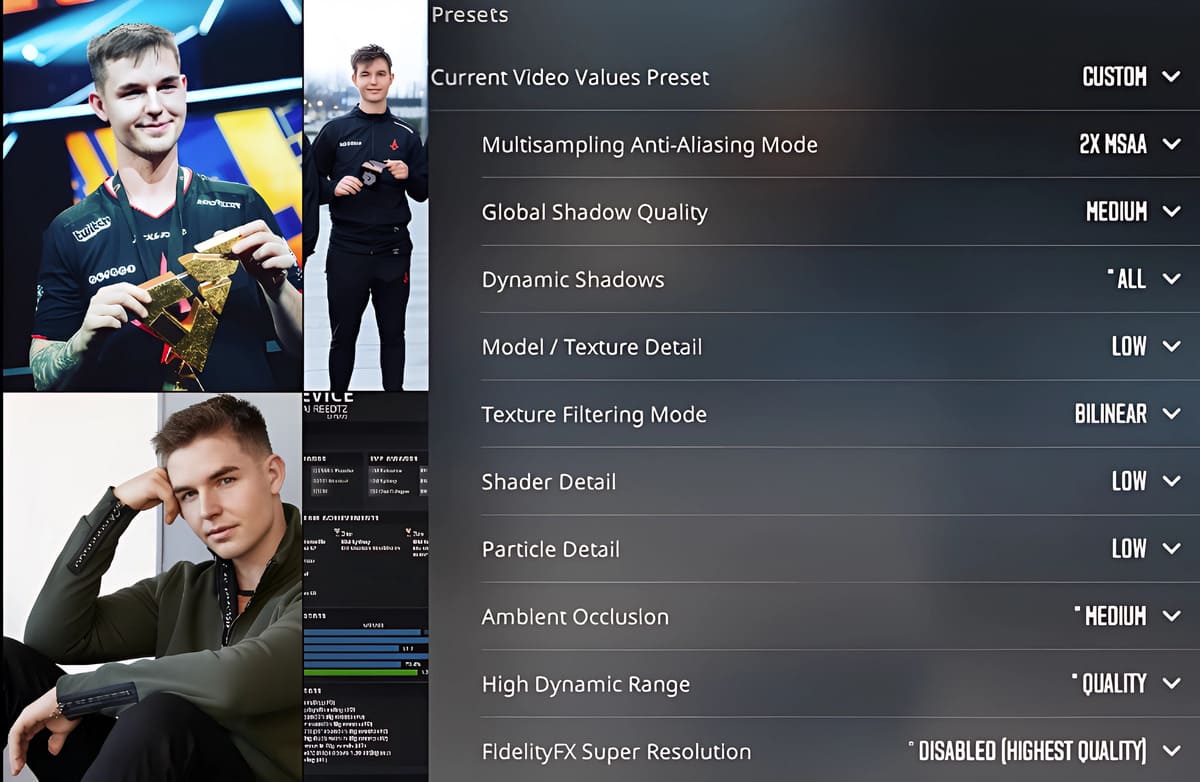 CS2 Pro Settings: donk, s1mple, ZywOo Configs & Setup