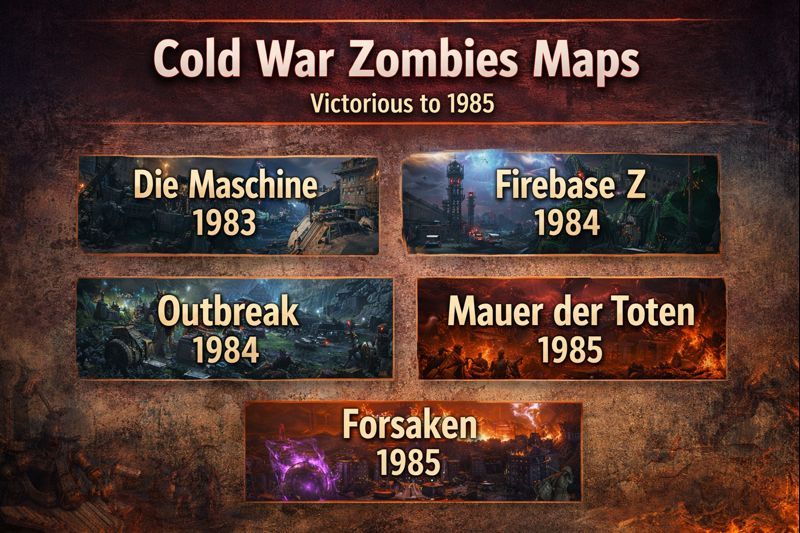 Call of Duty: Black Ops Cold War Zombies Maps