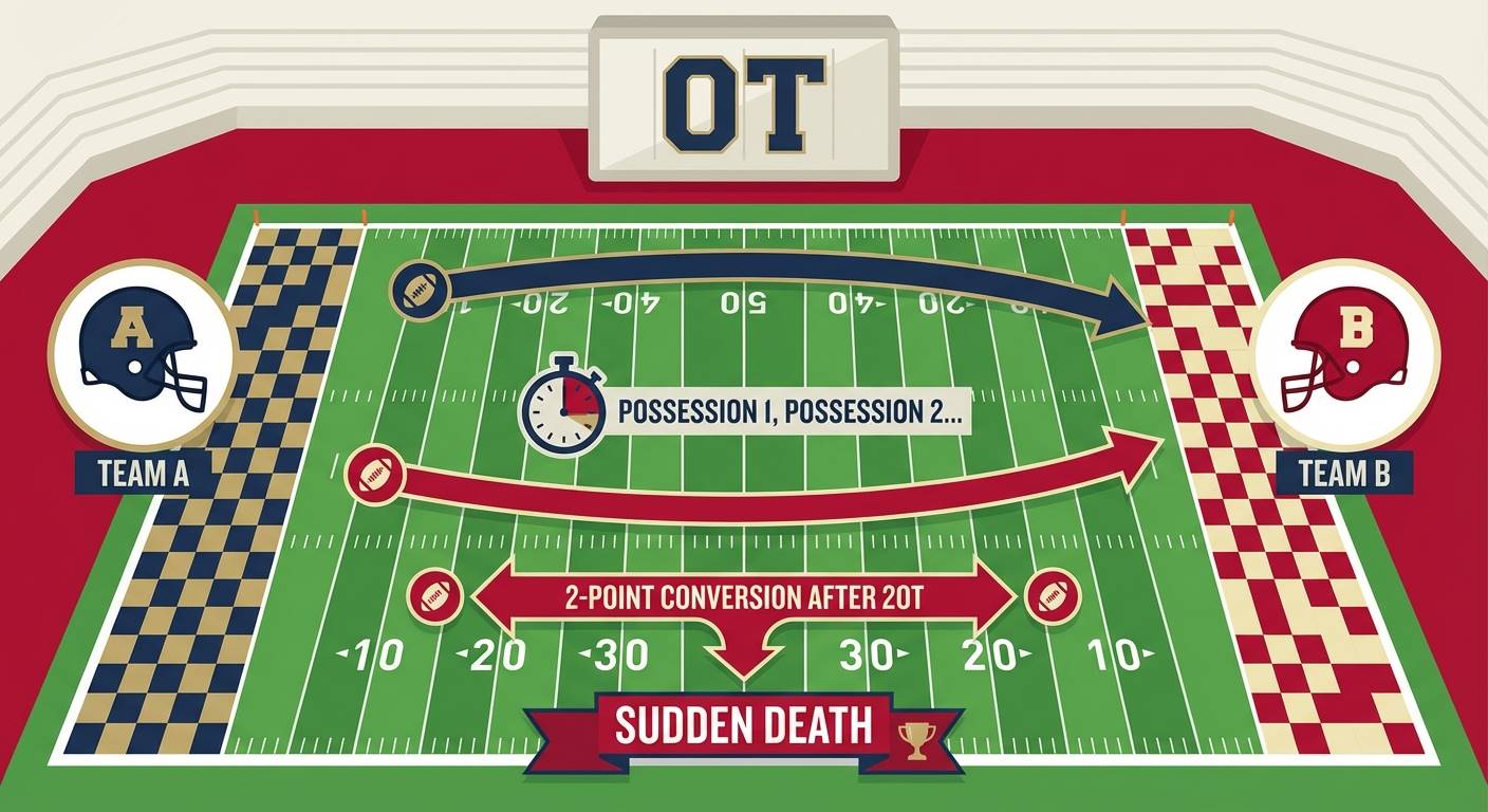 College Football Overtime Rules: New OT Format & Record Games Explained