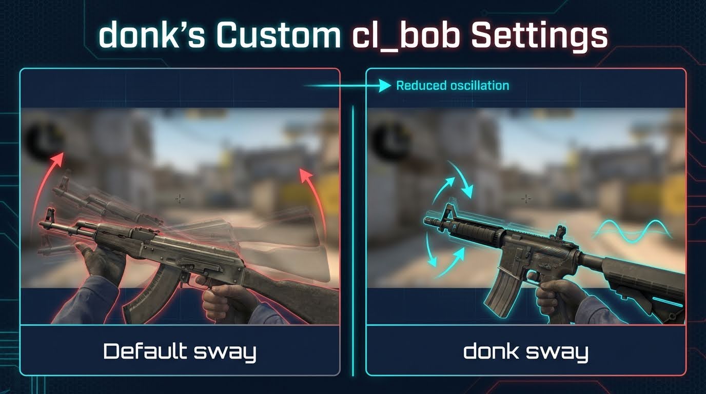 donk CS2 Settings: Complete Config, Crosshair & Gear Guide (2026)